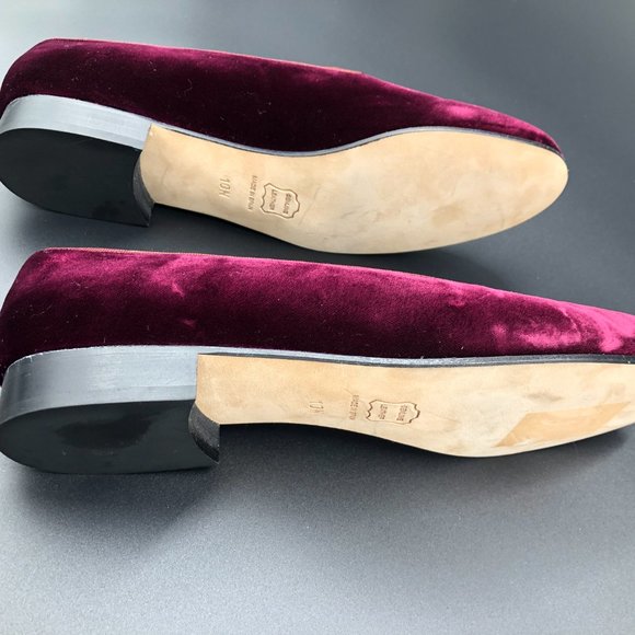 Talbots | Shoes | Talbots Red Crushed Velvet Shoes | Poshmark